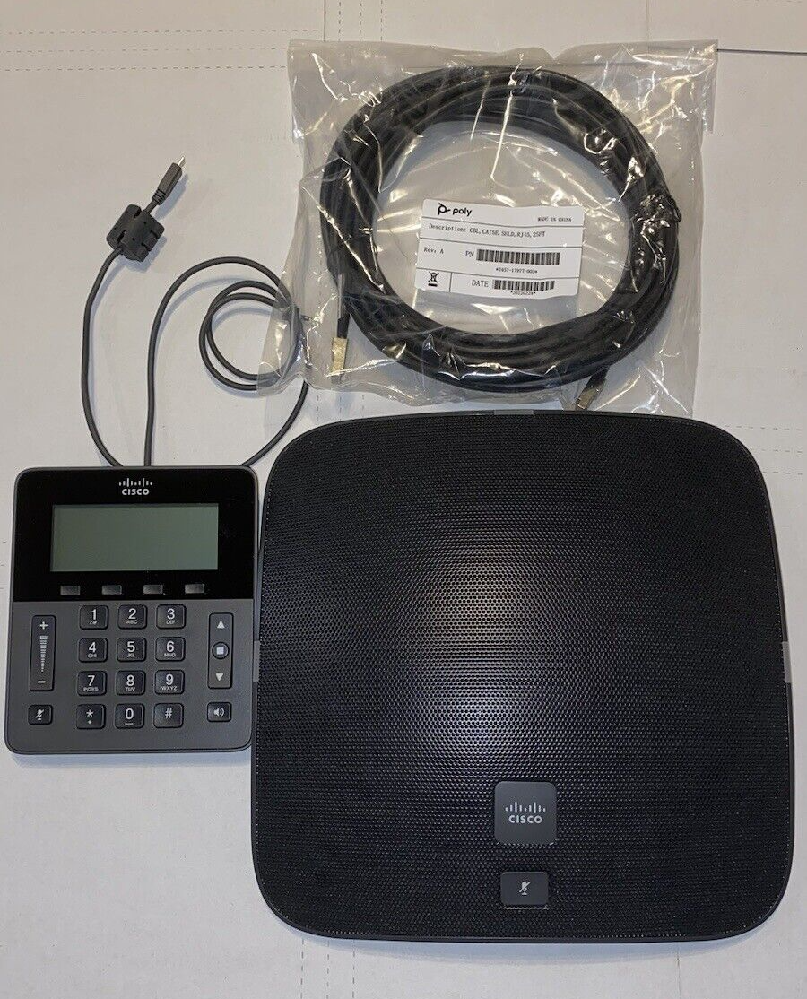 Cisco 8831 IP Conference Station Phone, CP-8831 with keypad + New 25 ft ...