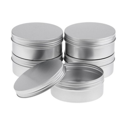 5 Pack Aluminium Tin Large Make Pots 250ml Capacity Empty Big | eBay ...
