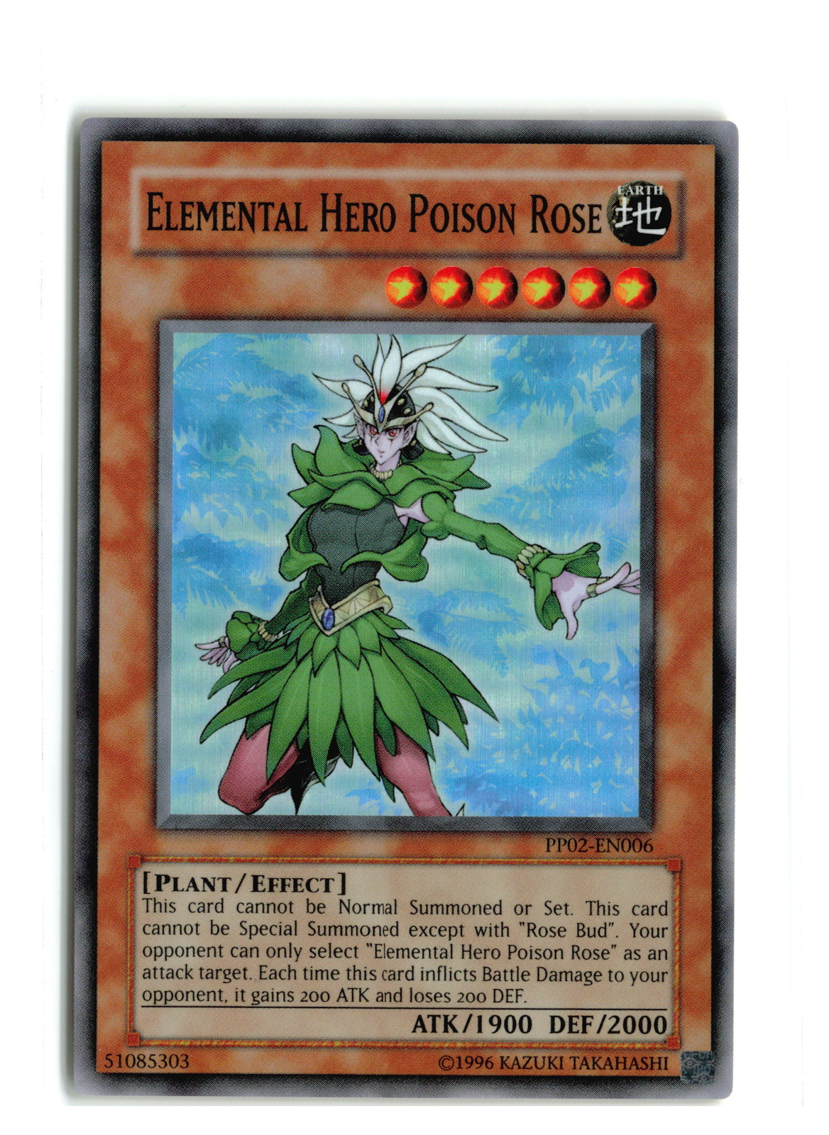ELEMENTAL HERO POISON ROSE PP02-EN006 SUPER RARE YUGIOH TCG LP | eBay