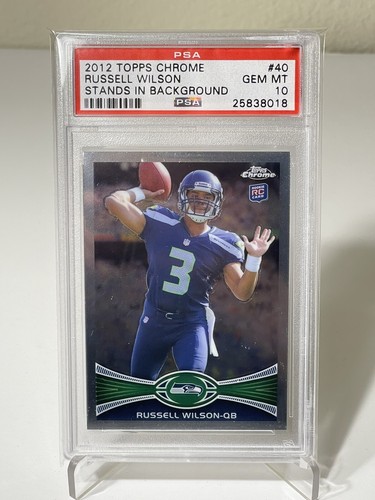 2012 Topps Chrome Russell Wilson RC Rookie Card PSA 10 GEM MT #40 | eBay