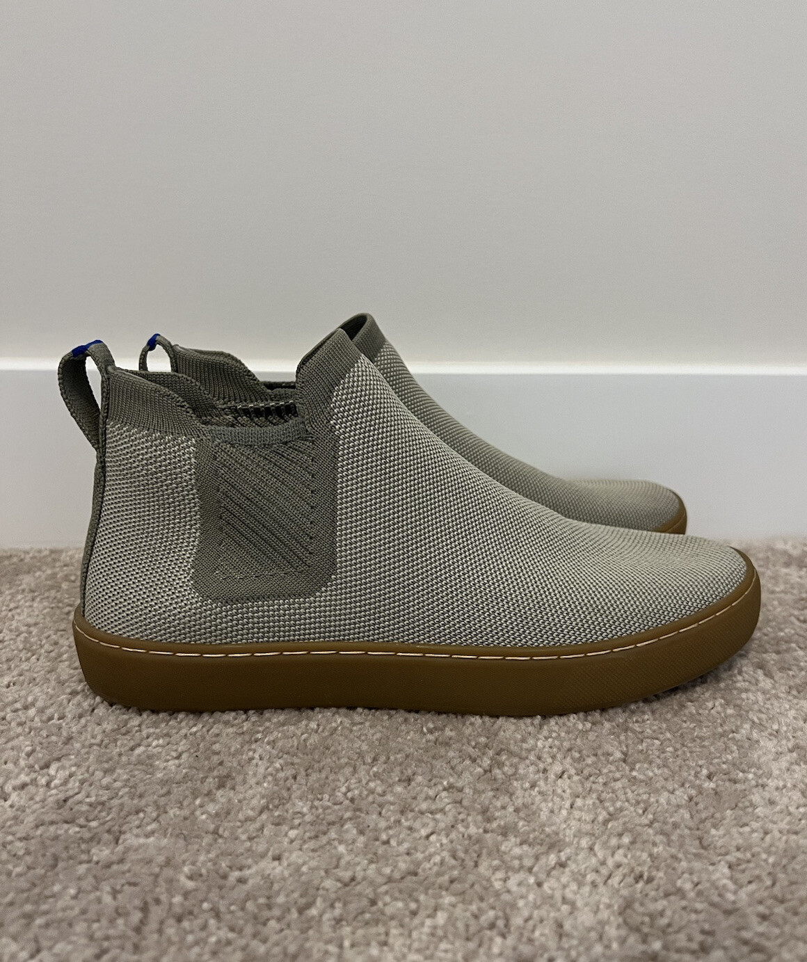 Rothys Women's Chelsea Sneaker Boot Green EUC Size 8 Washable | eBay