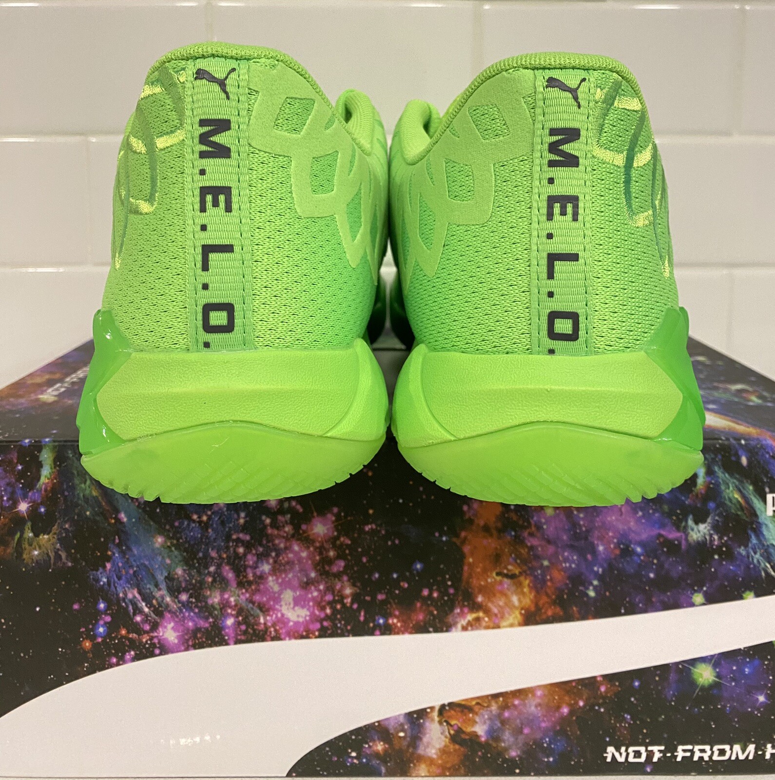 Puma LaMelo Ball MB.01 Lo Green Gecko/Volt 376941-07 New in Box Mens Sz ...