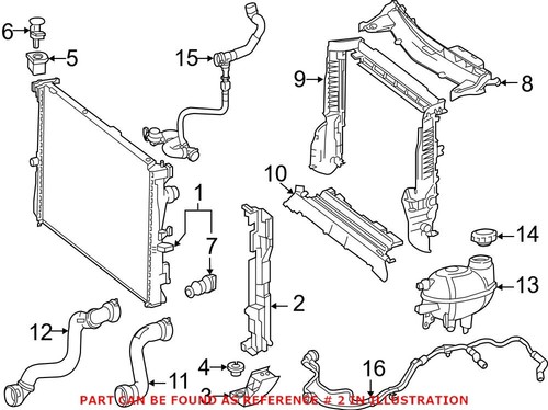 Genuine OEM Radiator Mount Bracket for Mercedes 0995040400 | eBay