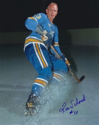 Signed 8x10 RON SCHOCK St Louis Blues Autographed Photo - COA | eBay