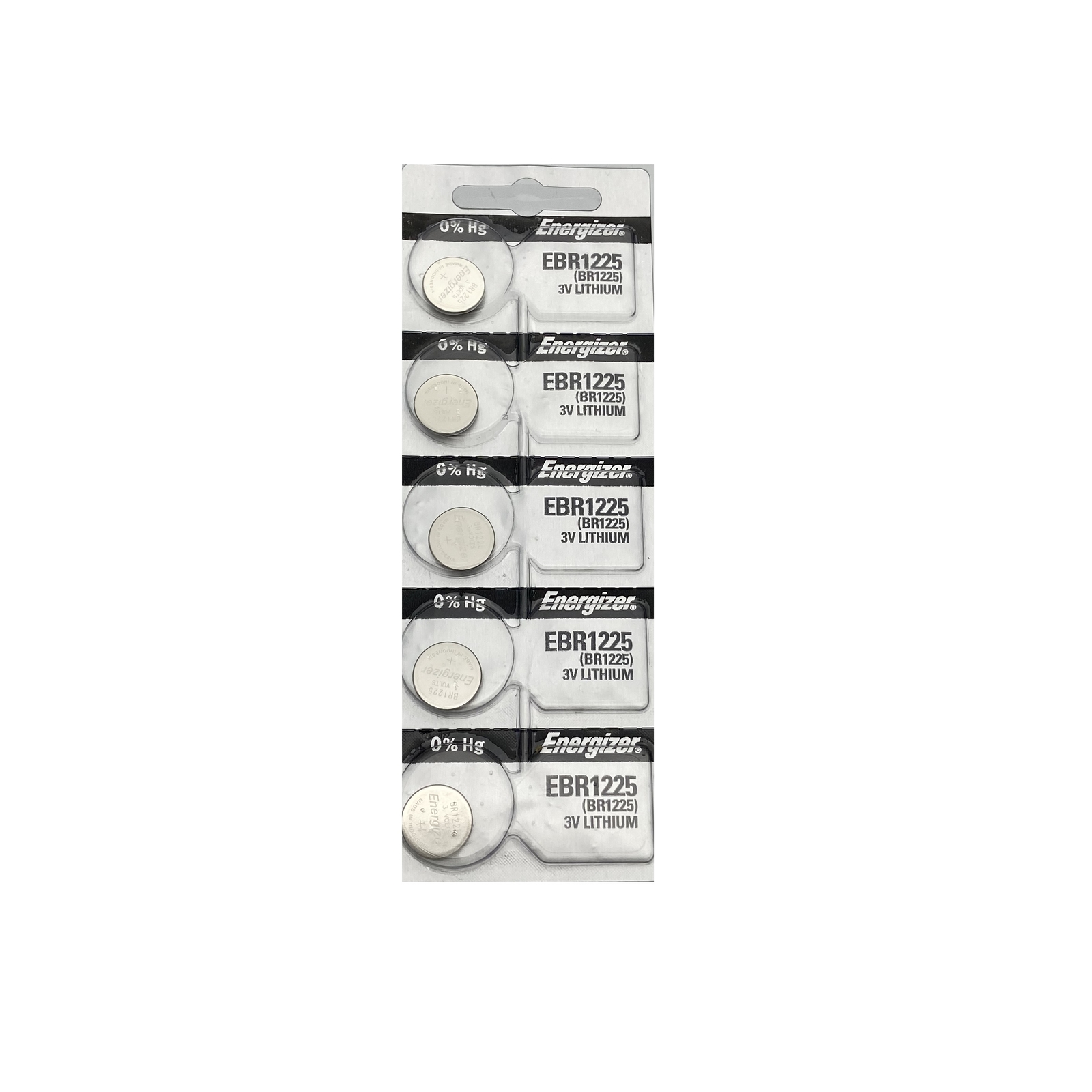 Energizer BR1225 Lithium 3V Coin Cell Battery - 5 Pack | eBay