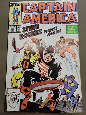 CAPTAIN AMERICA Vol.1/No.337 - 1ST APP's - HOMAGE COVER - SEE ...