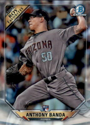 2018 Bowman Chrome Rookie of the Year Favorites #ROYFAB Anthony Banda ...