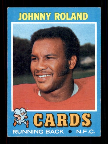 1971 Topps #123 Johnny Roland - Crease Free | eBay