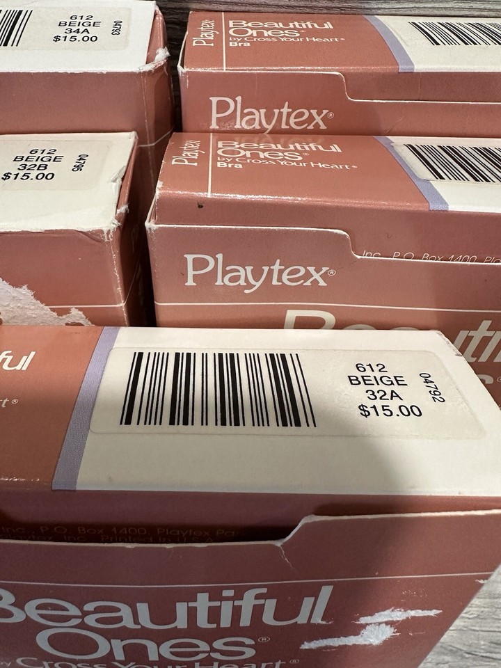 1982 Vintage Playtex Cross Your Heart Bra Various Sizes Lot Of 5 ...