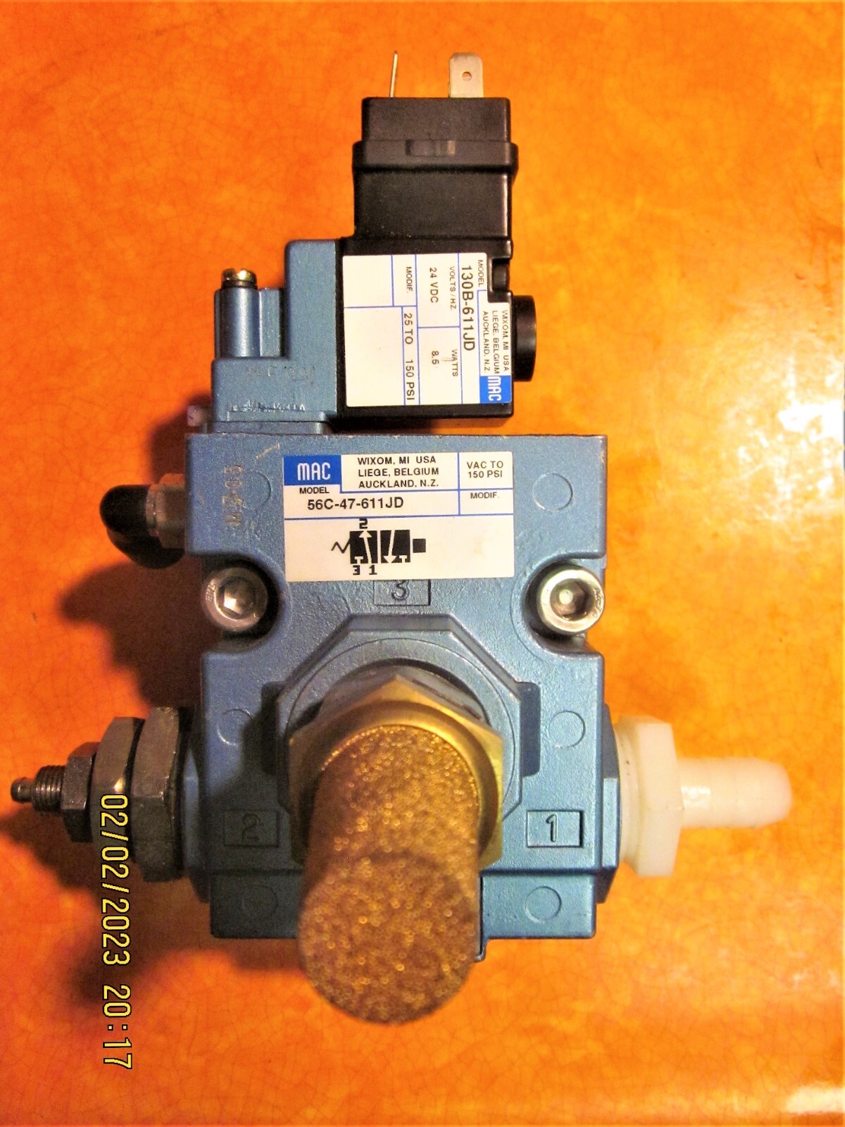 Mac Solenoid valve 56C-47-611JD / COIL 130B-611JD | eBay