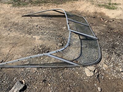 Sea Ray Bay Liner Maxum Boat Windshield Windscreen Glass Frame Curved ...
