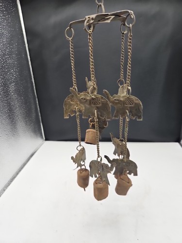 Elephant Wind Chime Rustic Vintage Farm Lucy Elephant Outdoor Hanging ...