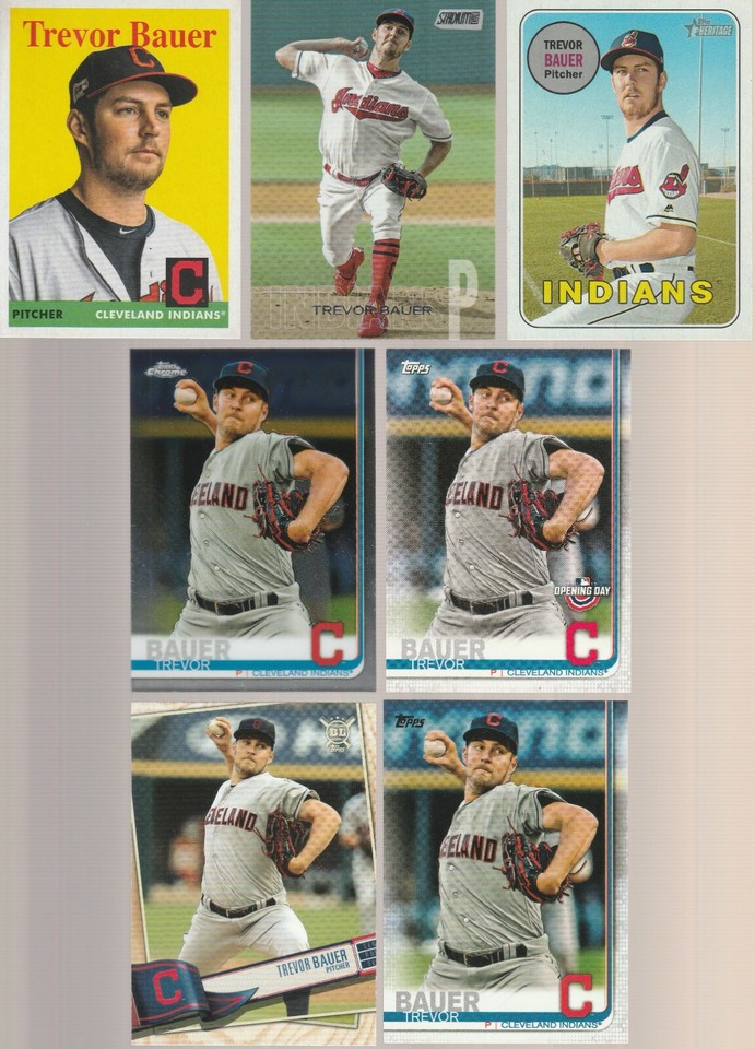 ⚾ 20 + different TREVOR BAUER cards lot RC 2012 - 2021 Indians Reds | eBay