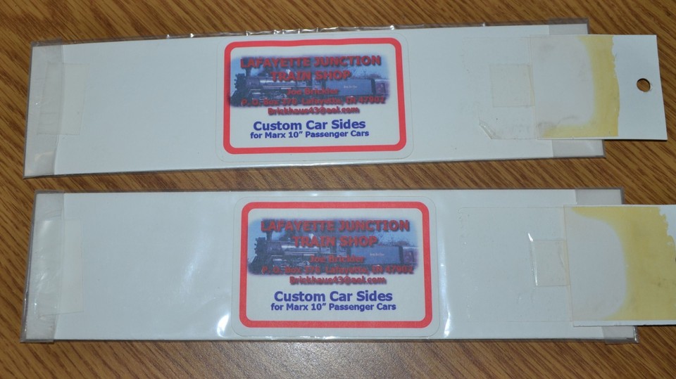 Marx Custom Monon observation car & Custom Sides to make a whole Monon ...