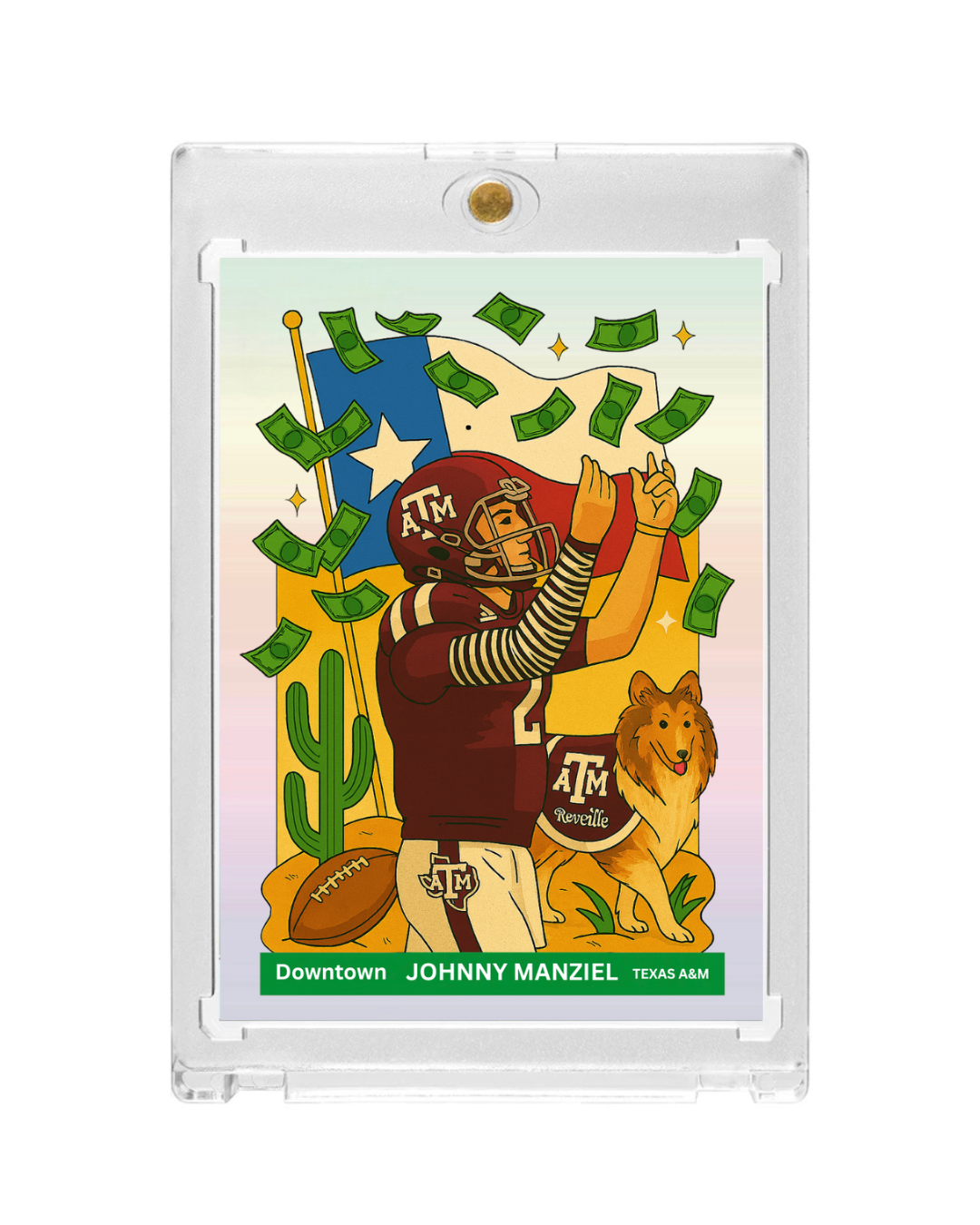 (100 Total) JOHNNY MANZIEL Downtown Novelty Art Cards! Money Manziel | eBay