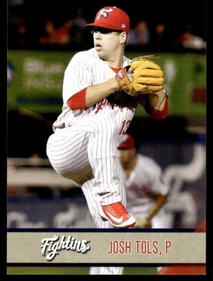2018 Josh Tols MiLB Minor League Rookie S1 Reading Fightin Phils | eBay