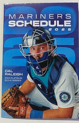 2025 SEATTLE MARINERS Schedule ⚾️ MLB Baseball Sked RALEIGH ‼️ | eBay