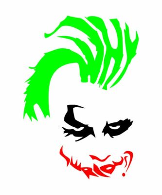 Joker Face Why so serious Vinyl decal, wall, truck, car decal | eBay