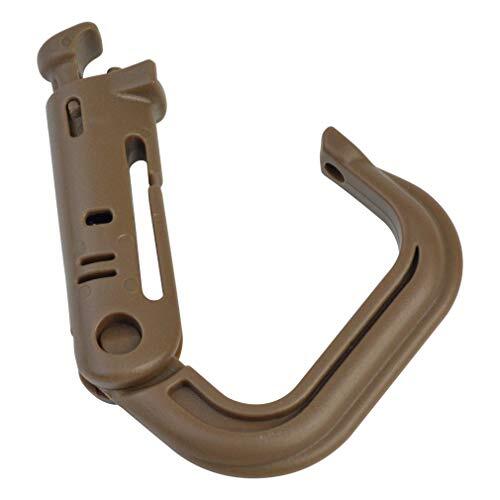 18 pcs Multipurpose Grimlock D-Ring Locking Molle Clips Hanging Hook ...
