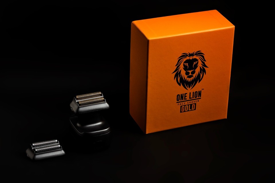 Skull Shaver One Lion Gold PRO Face Shaver for Men - Electric shaver ...