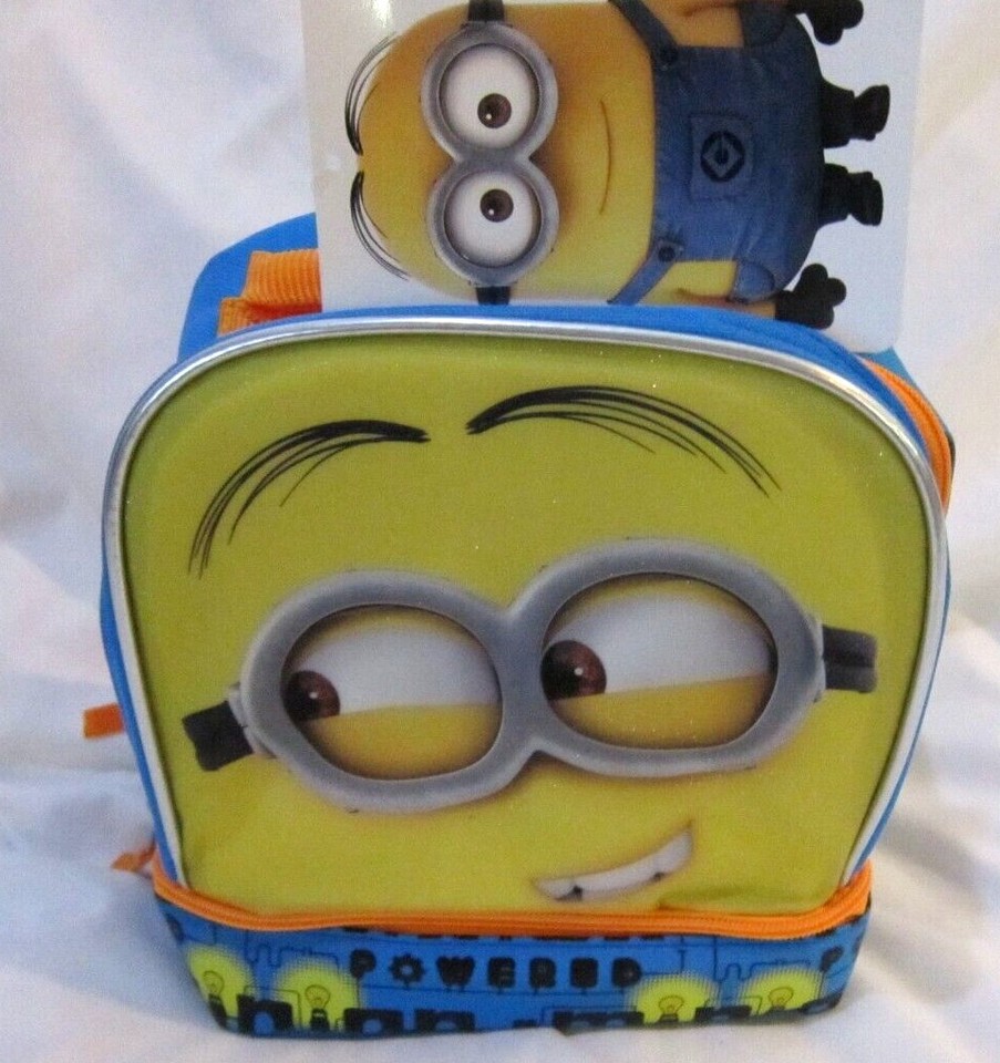 Despicable Me Minion 9.5" Dome Dual Compartment Insulated Lunch Box ...