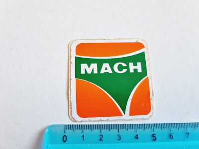 Adhesive Mach Sticker Autocollant Adhesive Vintage 80s Original | eBay