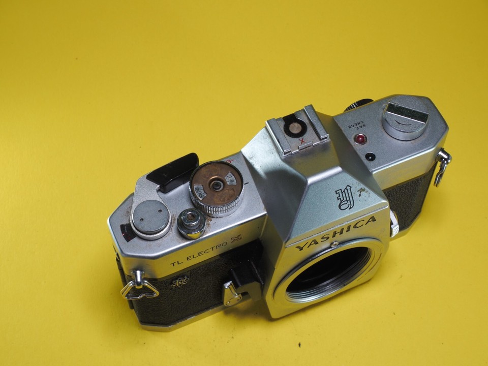 Yashica TL Electro X 35mm SLR Film Camera For Parts Or Repairs Vintage ...