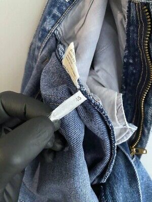 Yves Saint Laurent Vintage Men's Blue Jeans, Made in Hong Yves Saint Laurent Vintage Men's Blue Jeans, Made in Hong