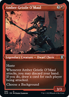 1x (502) Amber Gristle O'Maul - ETCHED FOIL MTG Commander Legends ...