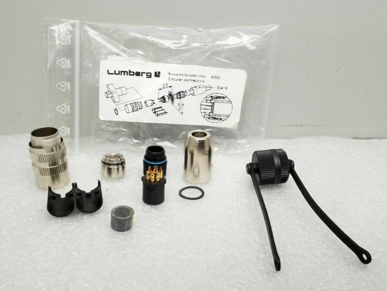 NEW LUMBERG 0322 08-1 CIRCULAR CONNECTOR 18899 | eBay