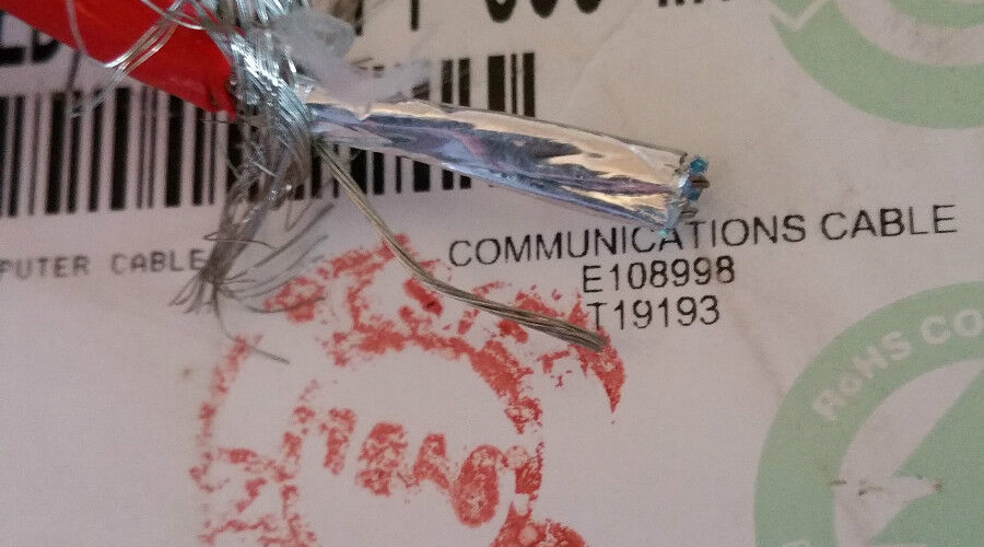 Belden Wire 89841 24/1P 24awg Low Cap Twist Pair FFEP/FEP Shield Cable ...