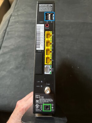 Verizon Fios G1100 Dual Band Quantum Gateway AC1750 Wireless Modem WiFi ...