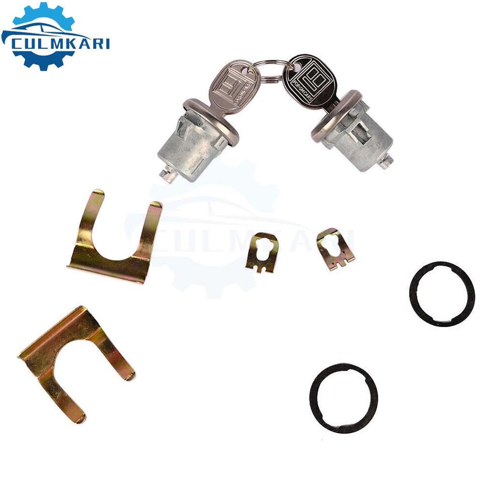 NEW Pair（2）Door Lock Cylinder Set For Chevy Chevrolet GMC Truck SUV ...