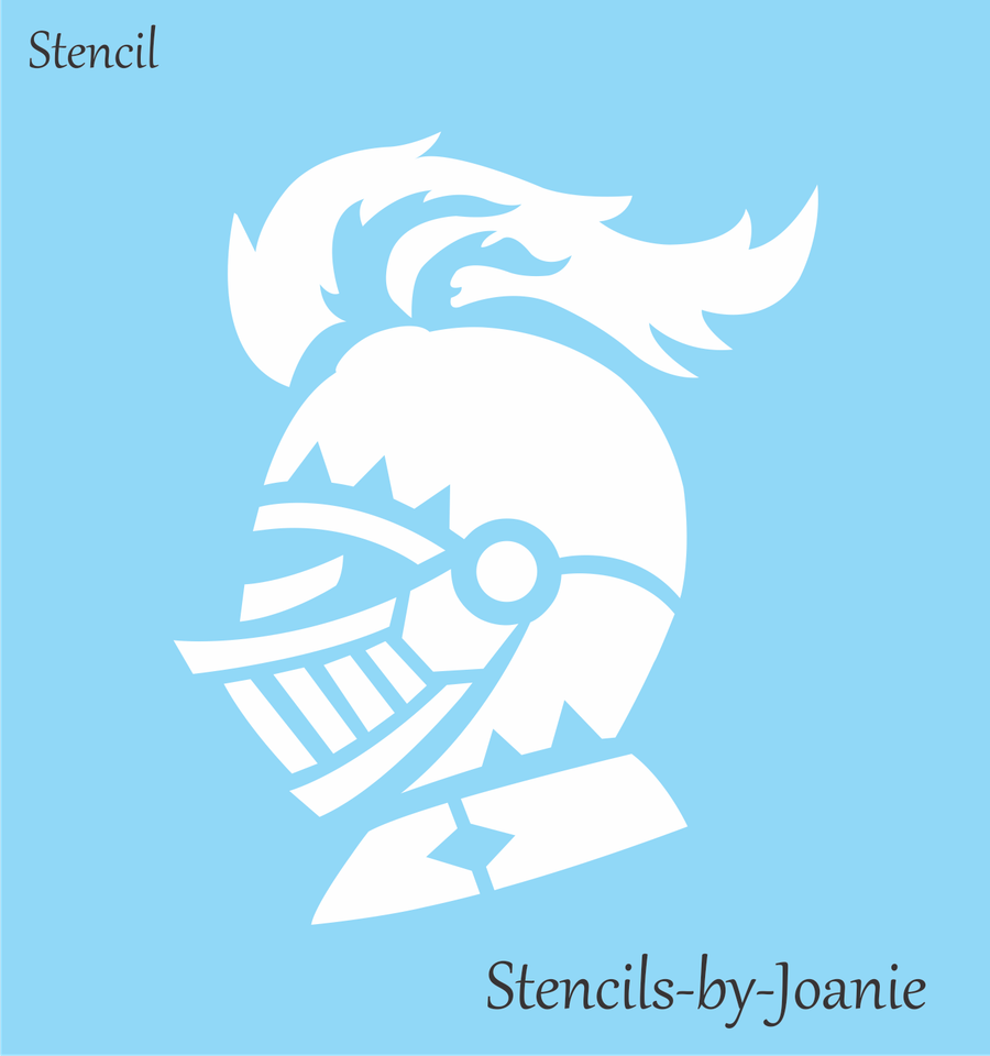 Trojan Helmet STENCIL Many Sizes Soldier Warrior Medieval Armor DIY ...