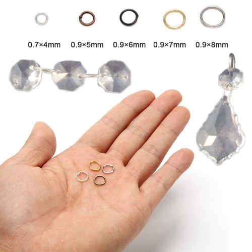 100pcs Open Jump Rings Connector Jewelry Split Rings Accessory 4/5/6/7 ...