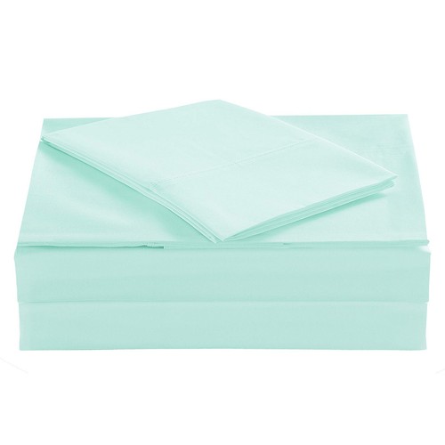 King Percale Bed Sheets, 200 Thread Count Cotton Polyester Blend Sheet ...