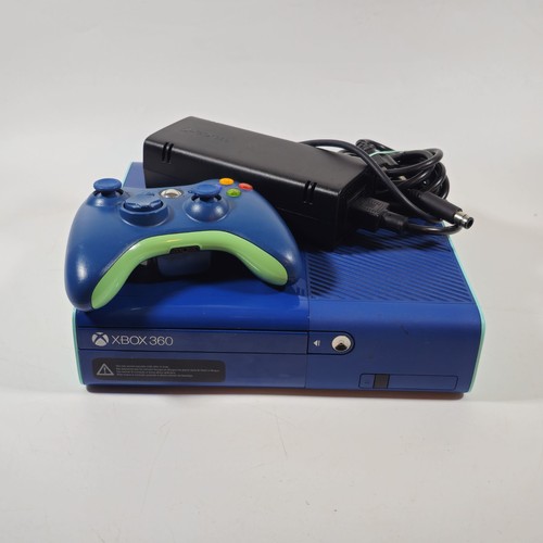 Xbox 360 E Blue Special Edition Console (Works) | eBay