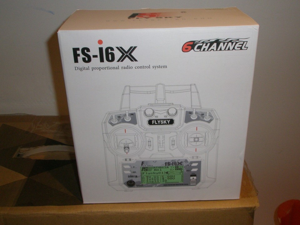 FlySky FS 16 2.4G 6 CH Radio System Transmitter For RC Airplane Brand ...