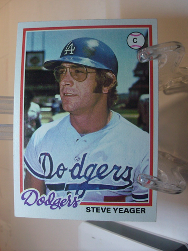 1978 Topps Baseball Card #285 - Steve Yeager DP - Los Angeles Dodgers ...