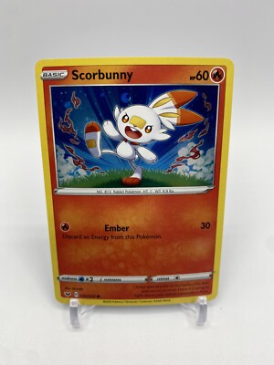 Pokémon TCG Scorbunny 030/202 Collectors Chest 2020 Cosmos Holo Rare ...
