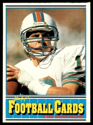 1990 ALLAN KAYE'S FOOTBALL CARD NEWS DAN MARINO N MIAMI DOLPHINS #4 | eBay