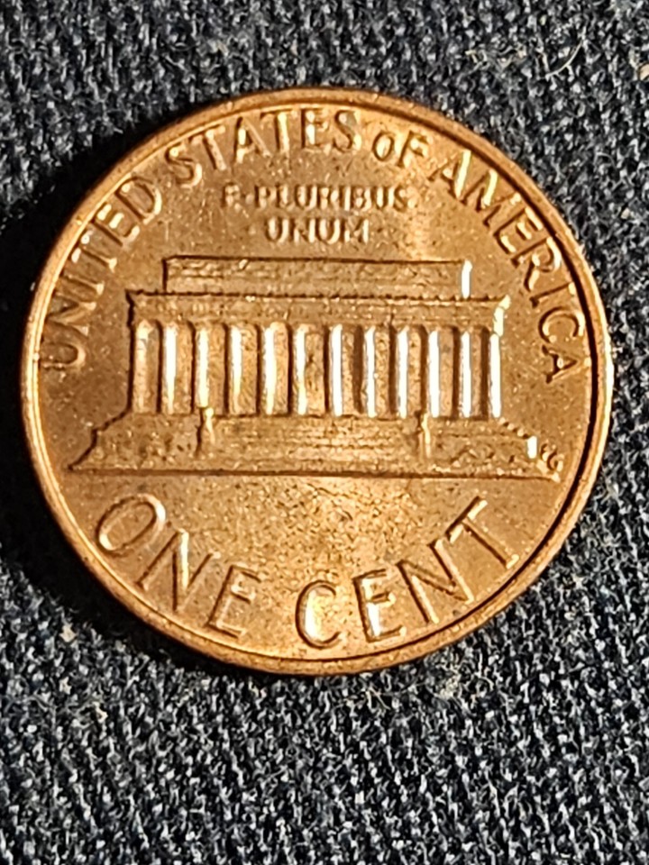 1982 Penny Errors NMM, Struck Off Center,Letters On Rim, Date, 3.1g ...