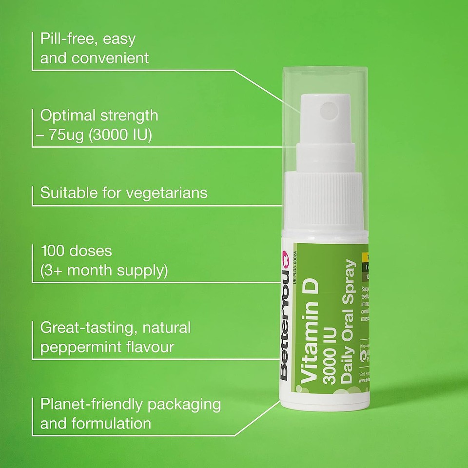Better You Daily Oral Spray Multivitamin Hair Skin Nails Dietary Food ...
