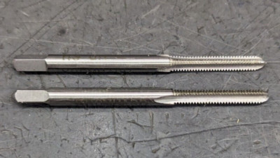 2 Kromhard 5-44 NF Hand Bottoming Taps HSS GH2 3 Flute USA - Tap Bottom ...