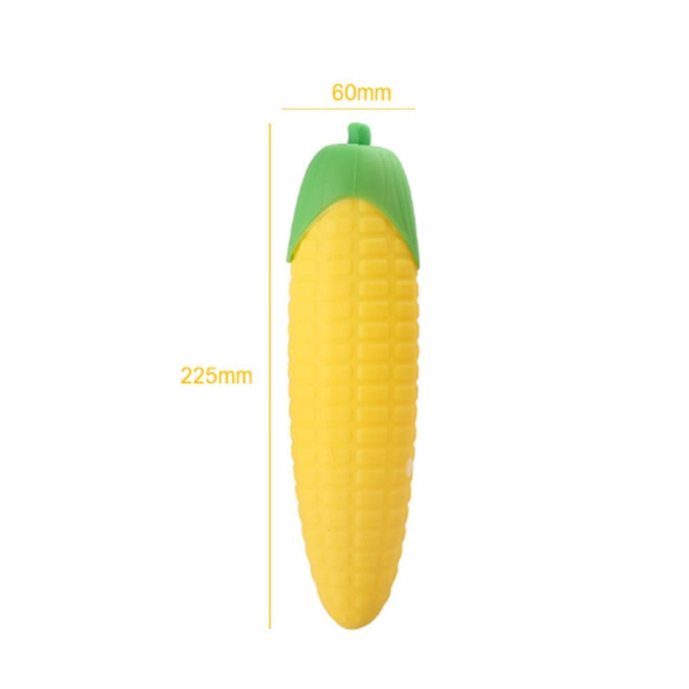 Large Capacity Silicone Pencil Case Corn Shape Square Pen Bag | eBay