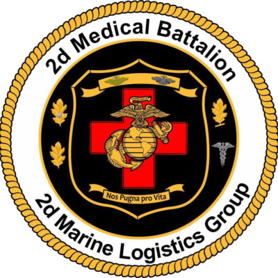 USMC 2nd Medical Battalion Marines Patch U.S. Military vinyl decal for ...