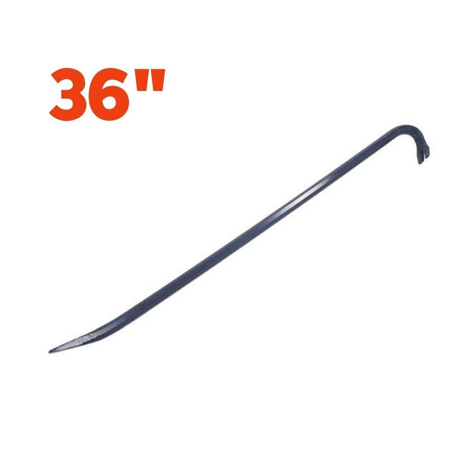 WRECKING BAR 36" 915MM HEAVY DUTY GORILLA BAR PRY NAIL REMOVER CROWBAR ...