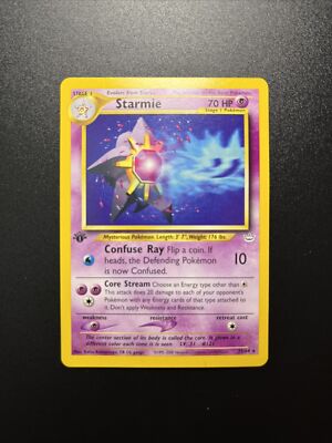 Starmie ~ 1st Edition Neo Revelation Pokémon TCG 25/64 Unlimited Rare ...