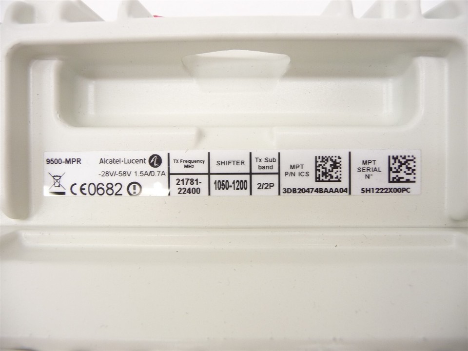 NEW ALCATEL LUCENT 9500-MPR MICROWAVE MPT-HC 23GHz 2/2P ODU RADIO ...