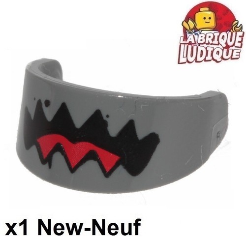 Lego 1X Minifig Headgear Visor Jaws Sharkira 2447PB03 | eBay